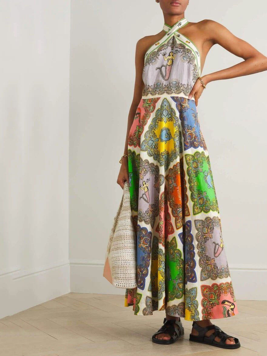 Portafino-Floral Maxi Dress – Oliver&Amelia London